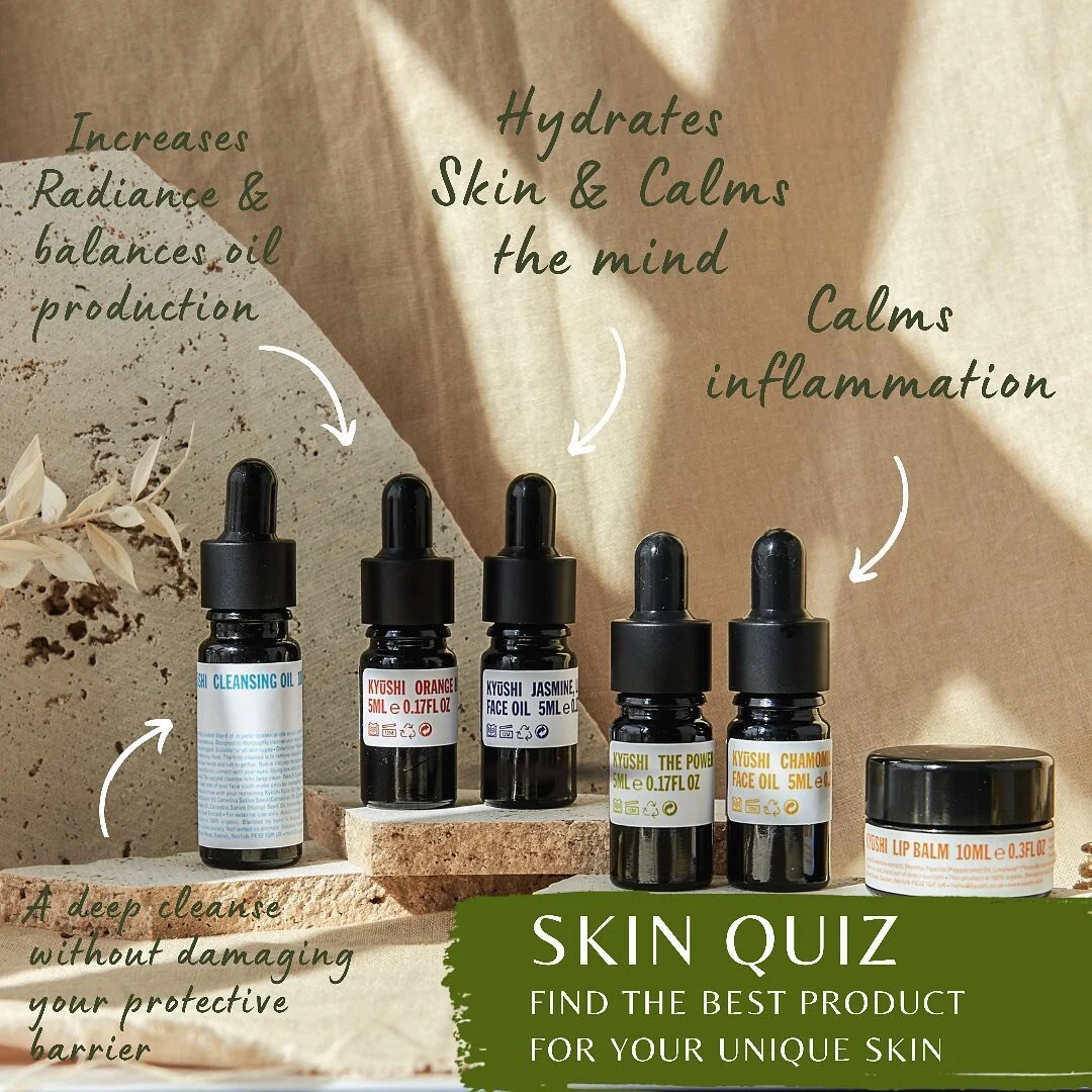 Kyūshi – mindful skincare that uses organic plant and and essential oils