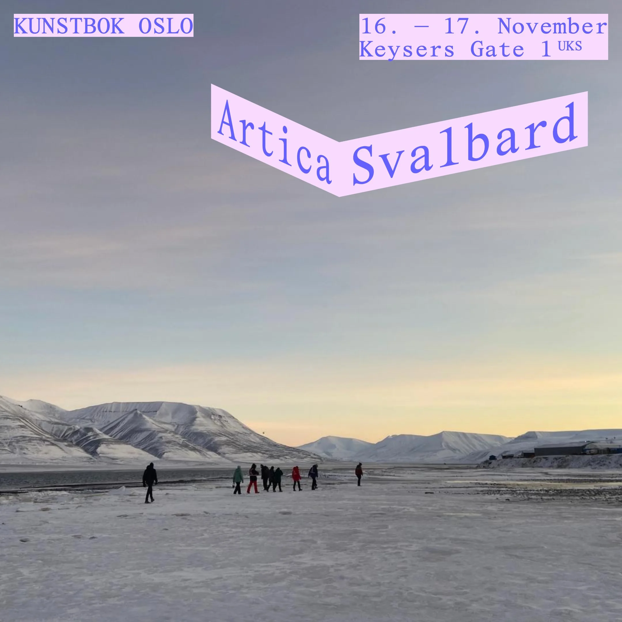 Artica Svalbard are pleased to be part of the first edition of Kunstbok ...