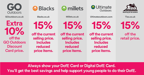 What are DofE Cards and DofE discounts? The complete guide to saving ...