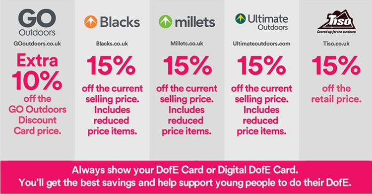 What are DofE Cards and DofE discounts? The complete guide to saving ...
