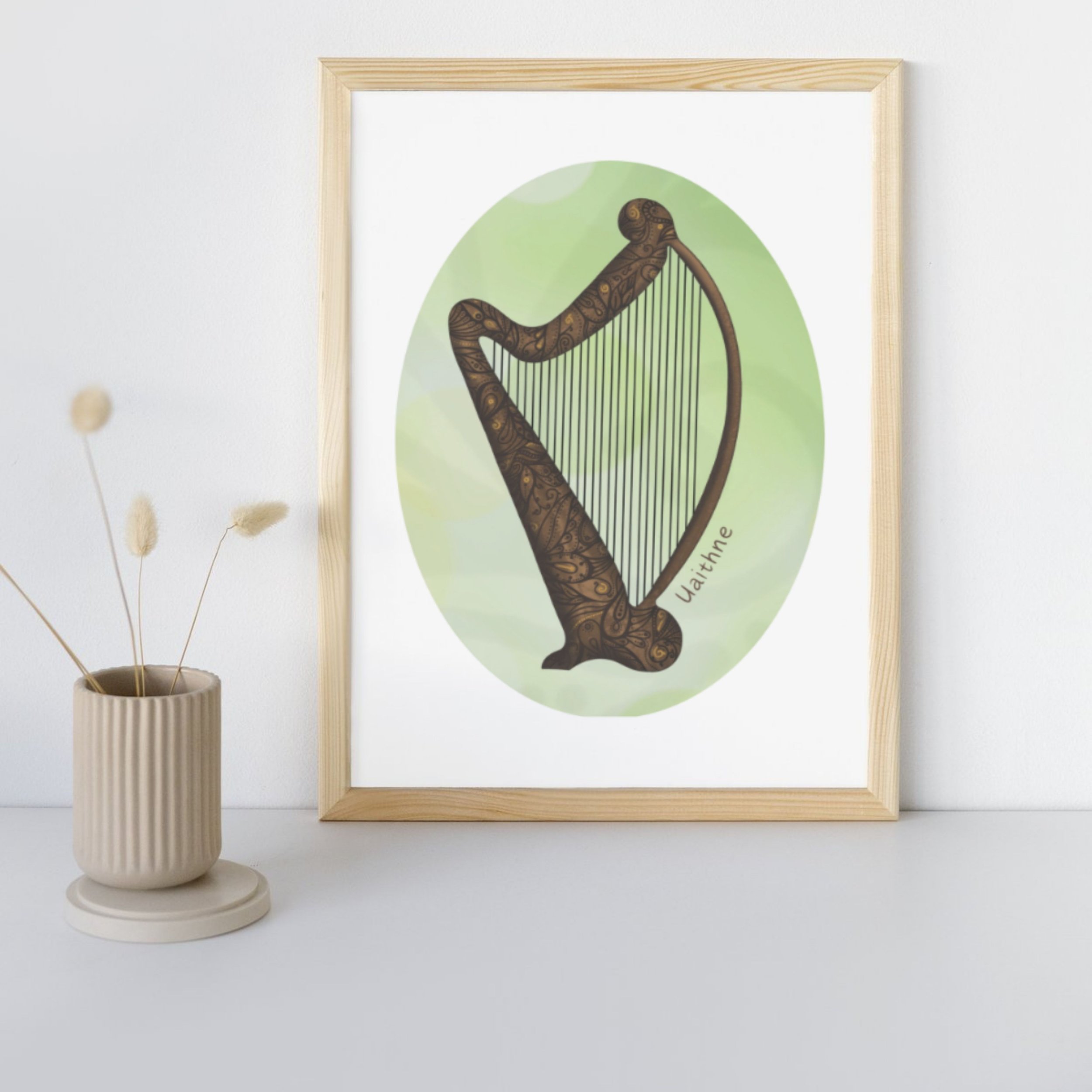 The Dagda's Harp: Uaithne in Irish Mythology and Music — Róisín Mallon Art