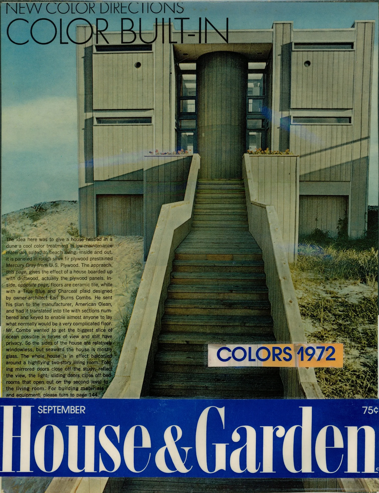 The Earl Combs designed/ Steve Ostrow/ Paul Bernstein home Est. 1970’s ...