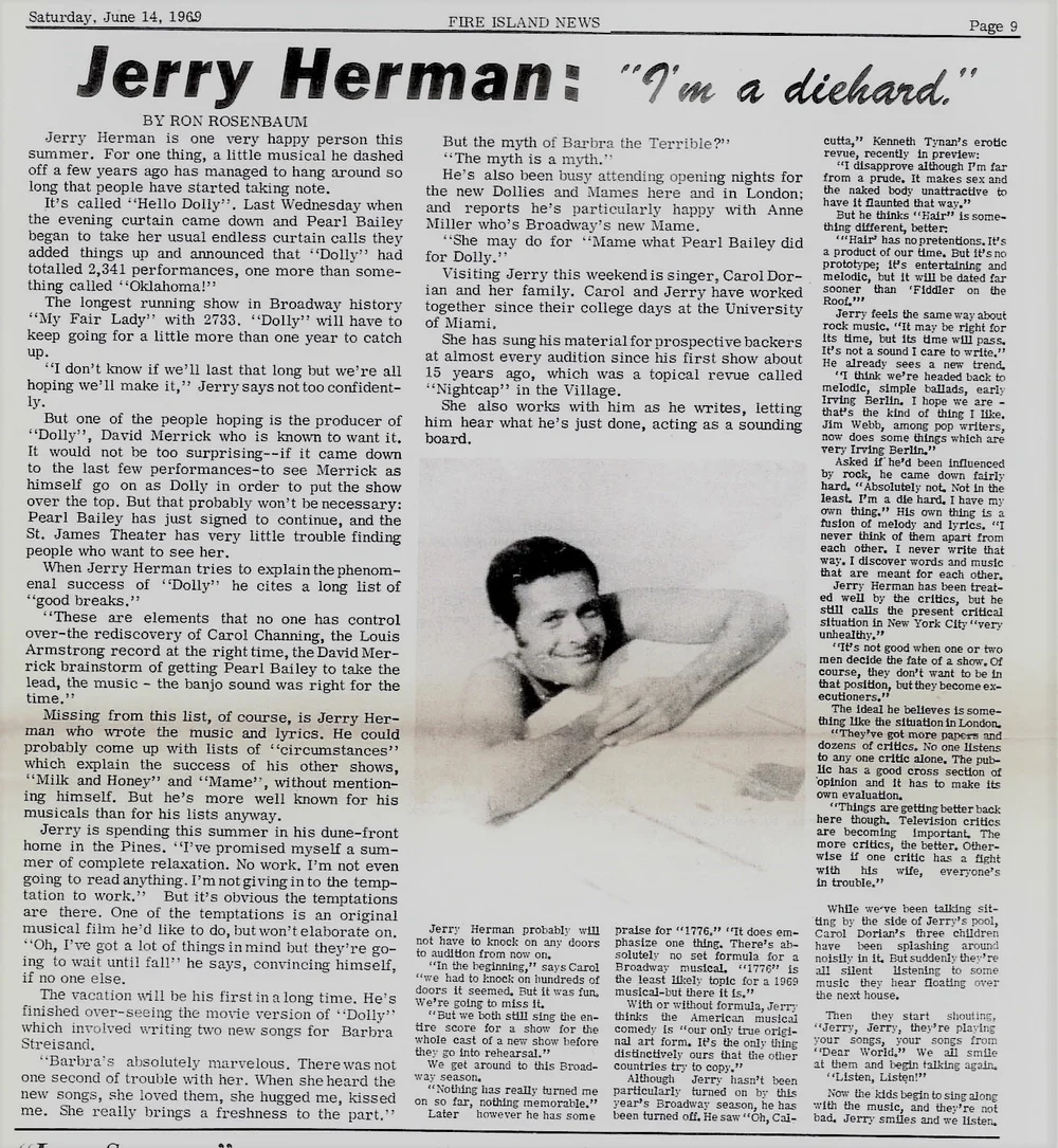The Jerry Herman House #1 Est. 1961 — Fire Island Pines Historical Society