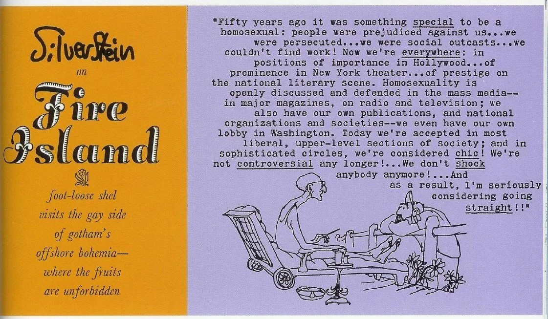 Shel Silverstein Covered Fire Island For 'Playboy' — Fire Island Pines ...