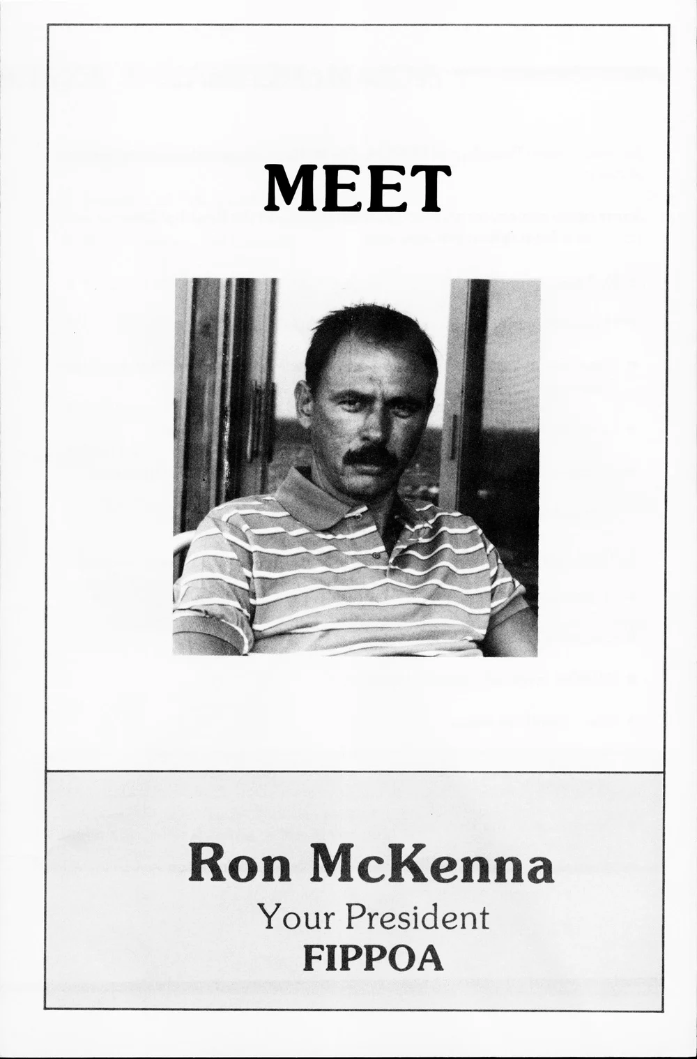 Pines People- Ron McKenna — Fire Island Pines Historical Society
