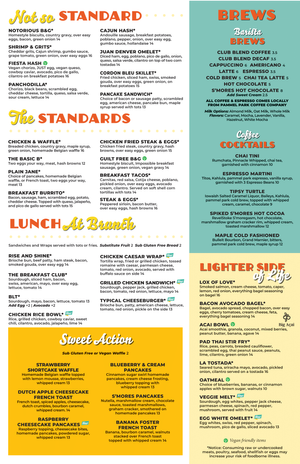 Breakfast, Lunch and Brunch Menu — The Breakfast Club USA | Des Moines ...