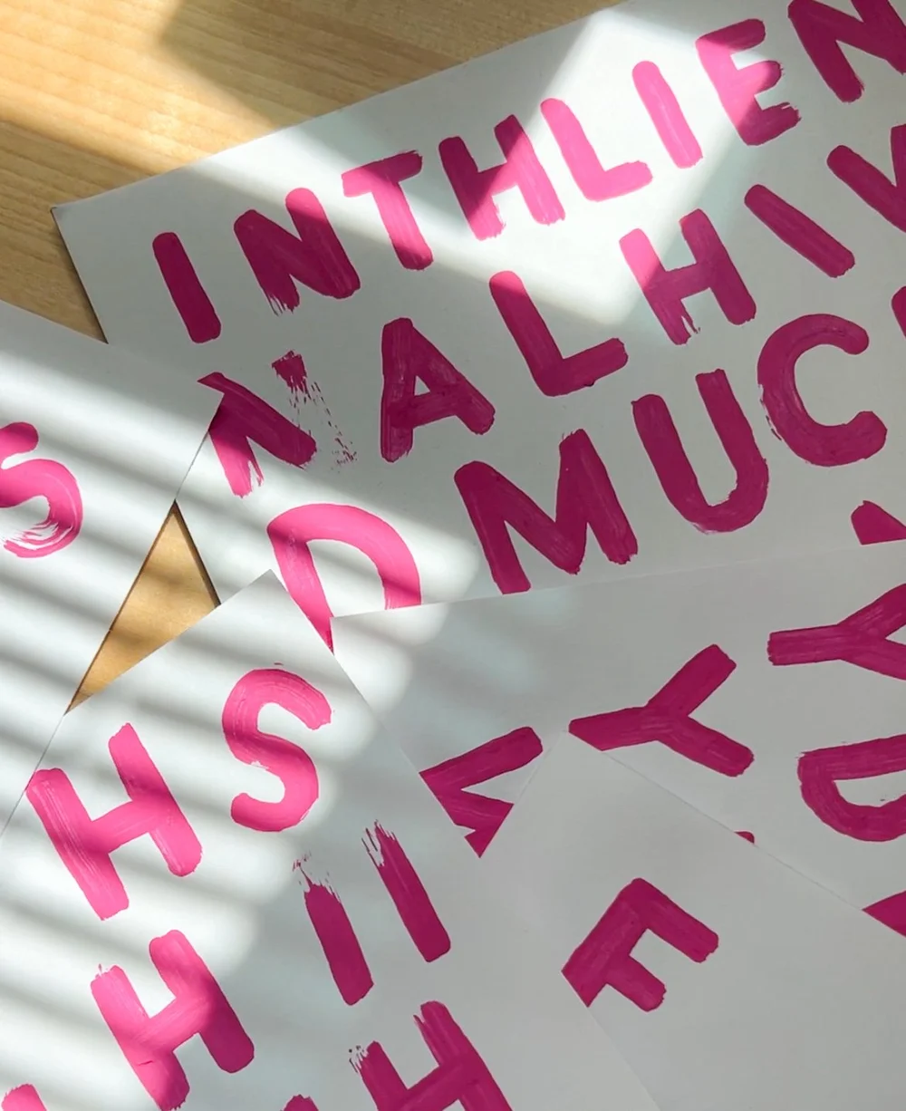 Behind the Design: Painted Text Overlays — Hayley Matsumoto