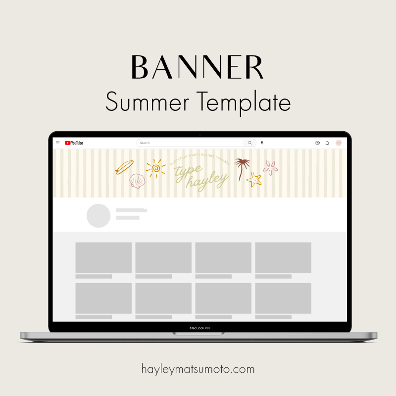 Summer Thumbnail Ideas — Hayley Matsumoto