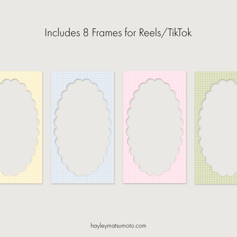 Spring Frames and Backgrounds — Hayley Matsumoto