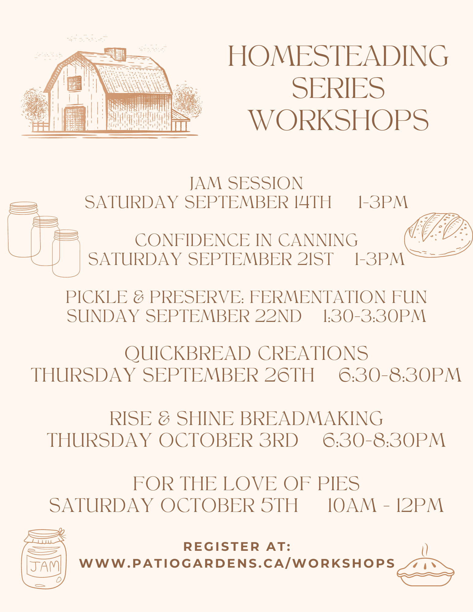 Events — Patio Gardens