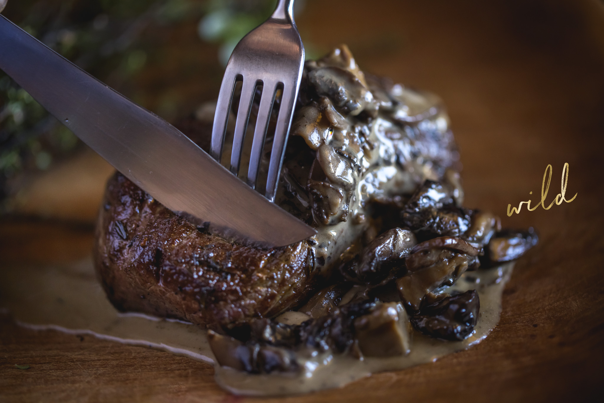 Wild Venison Leg Steaks with Three Mushroom Sauce — Alpine Deer Wild NZ ...