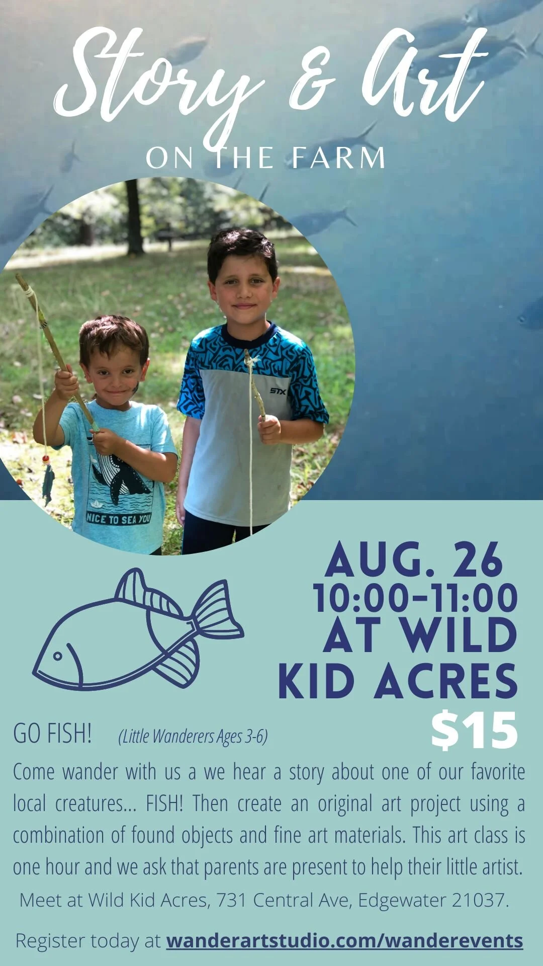 Story & Art: Go Fish! — Wild Kid Acres