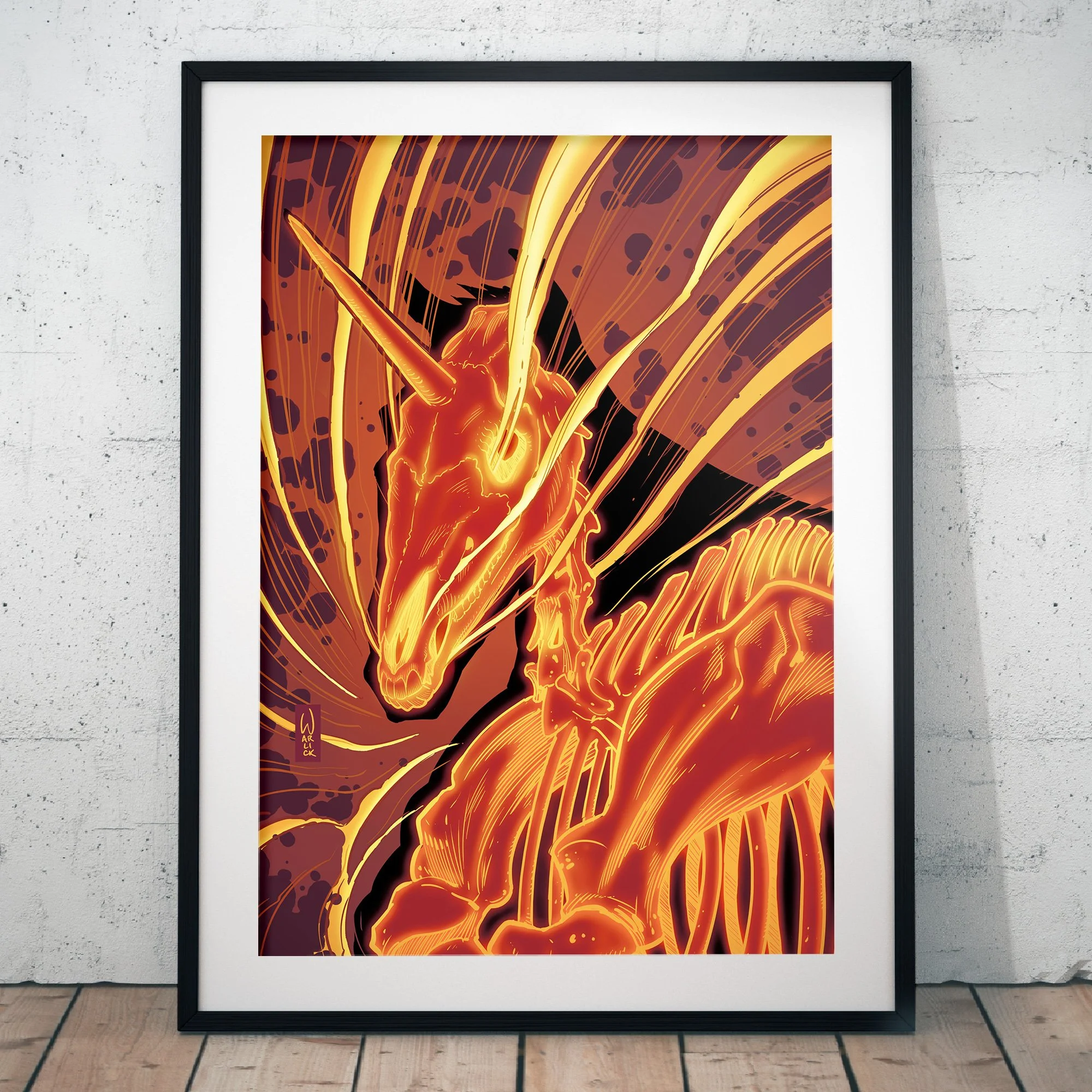 Demonic Steed Art Print — The Art of Matthew Warlick