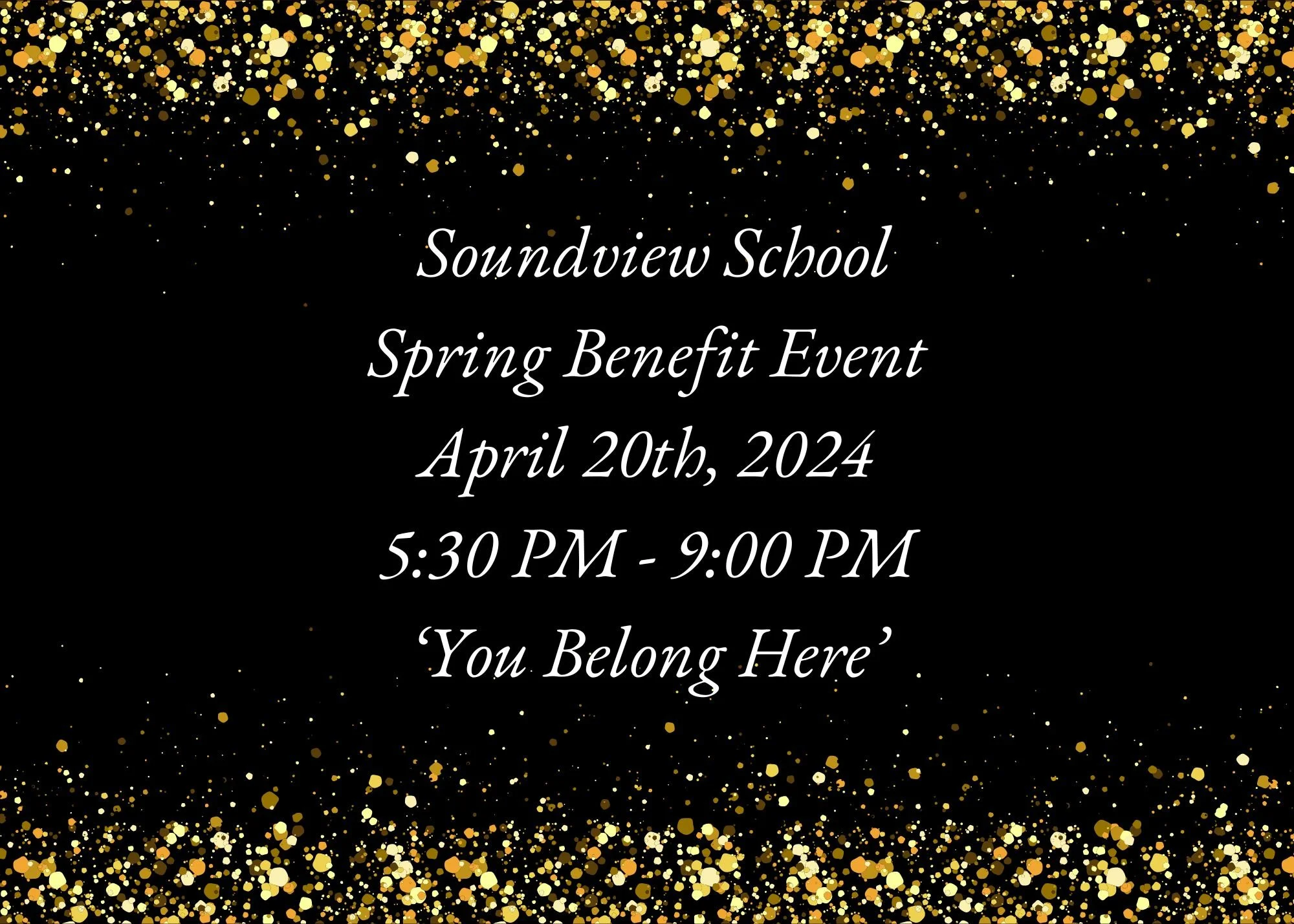 Spring Benefit Event Registration Now Open! — Soundview School