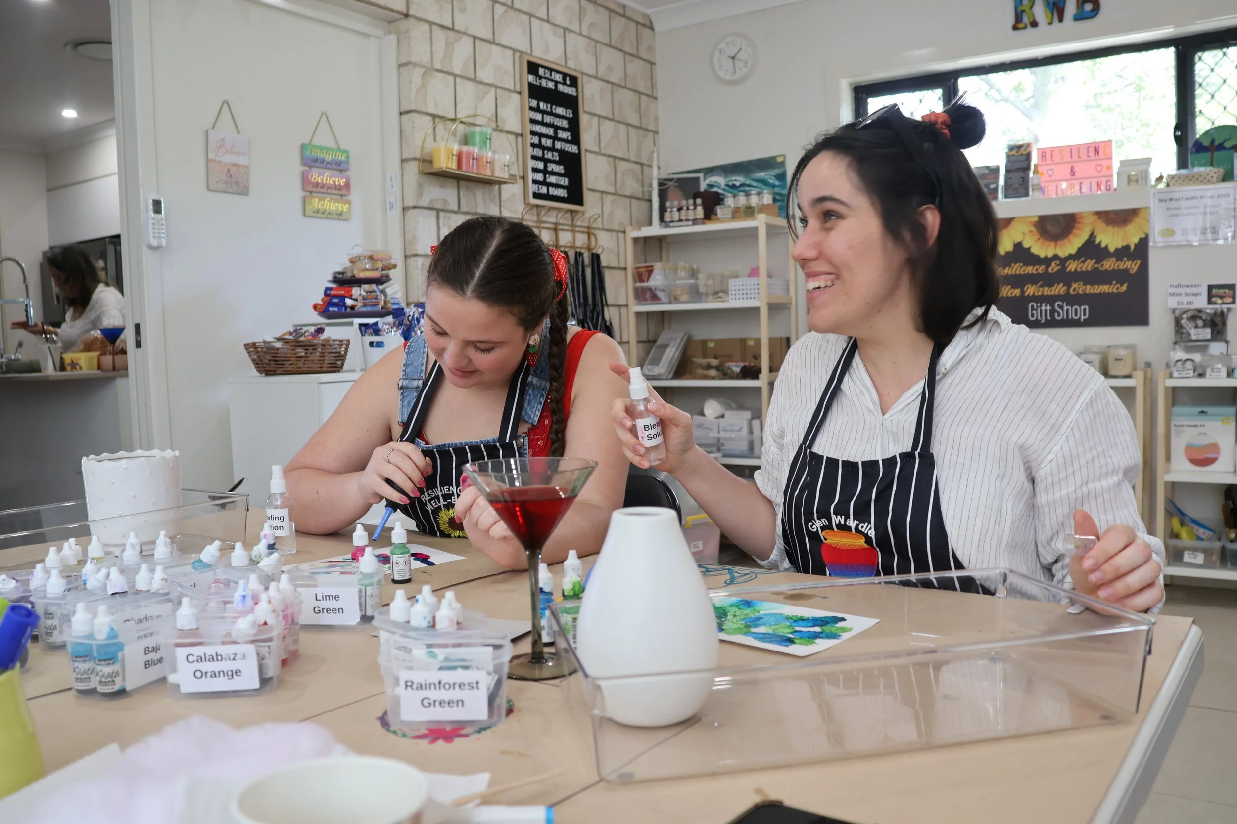 Alcohol Ink Workshop Brisbane — Glen Wardle Ceramics