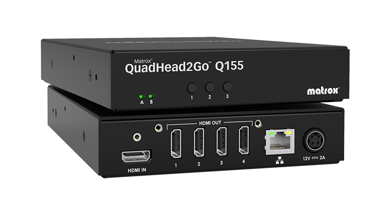 QuadHead2Go Q155 Multi-Monitor Controller Appliance — Audio Visual ...