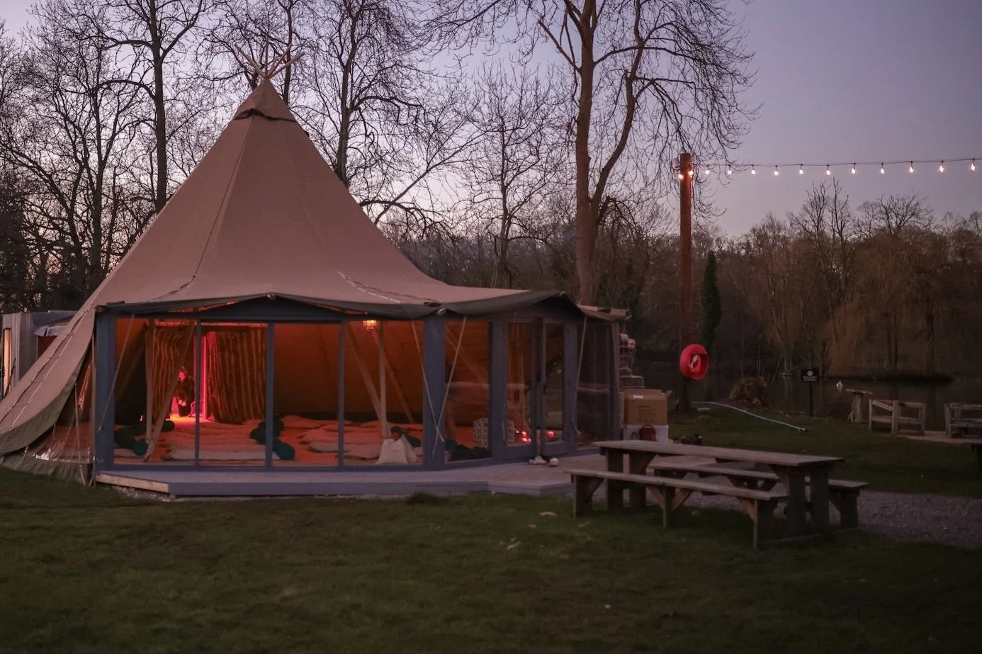 Lakeside Tipi | Yoga, Breathwork, Pilates & Sound Bath Retreats ...