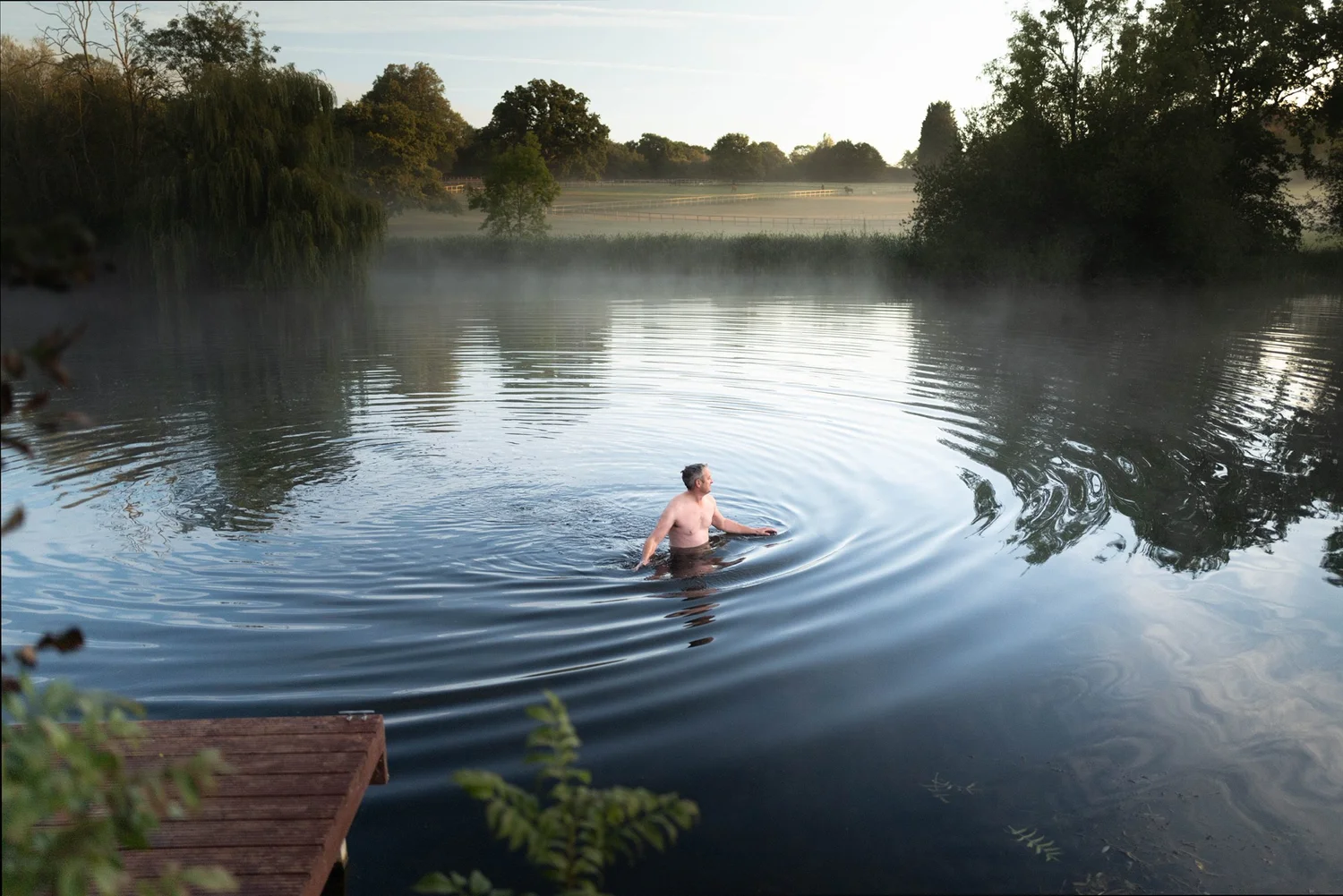 Wild and Open Water Swimming at Warseley Park Estate in Cambridgeshire ...