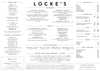 Menu — Locke's