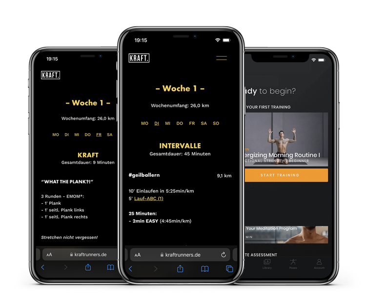 Halbmarathon Trainingsplan – Dein Weg zur neuen Bestzeit. — KRAFT Runners