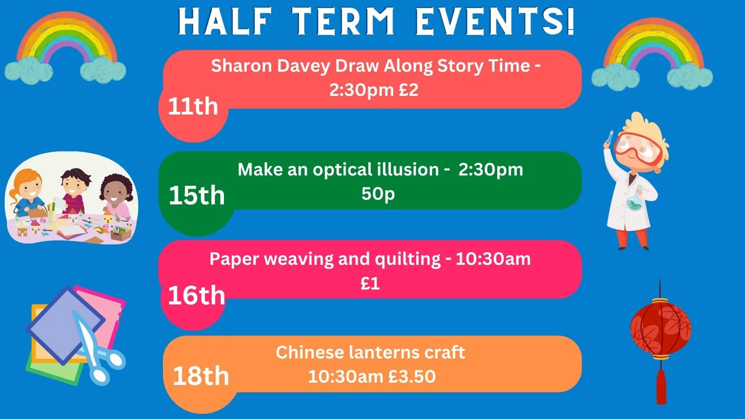 Farnham Library make an optical illusion — The Great Bourne Community