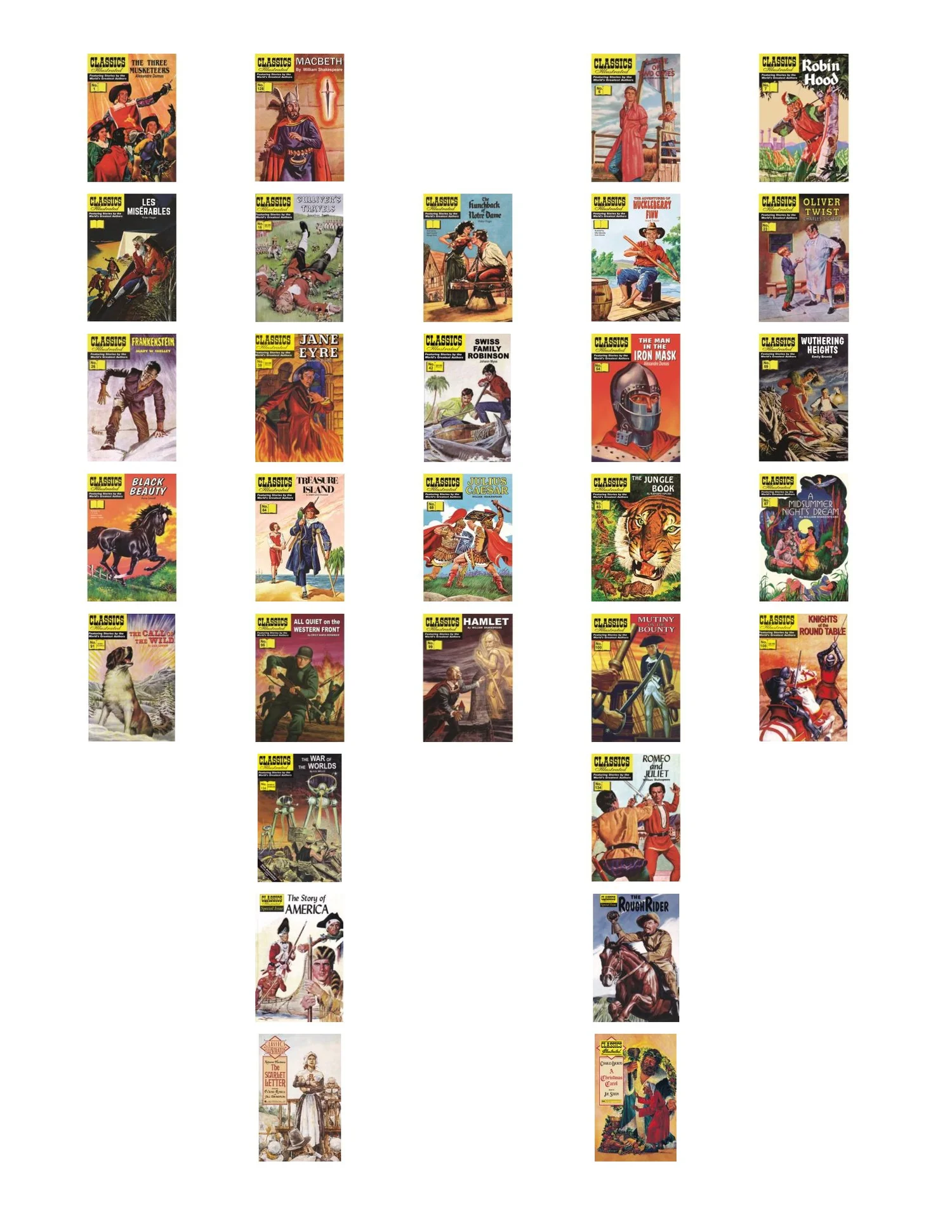 Classics Illustrated Comic Books — Classics Illustrated