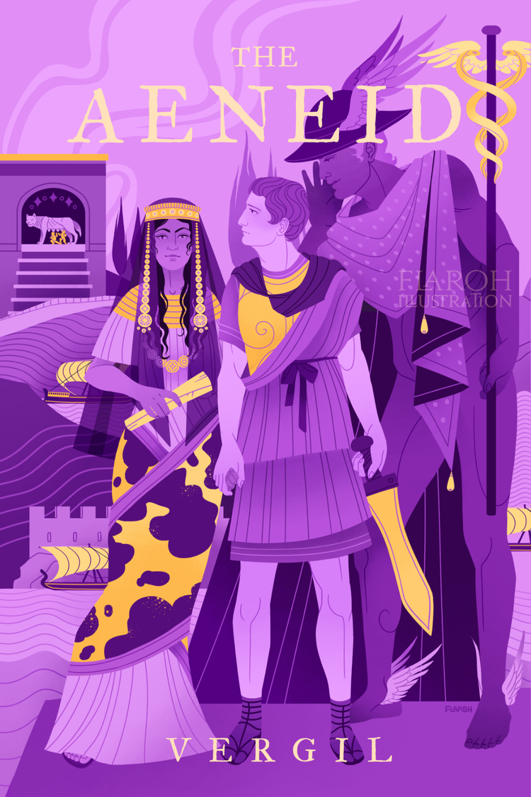 Homeric Book Covers — Flaroh Illustration