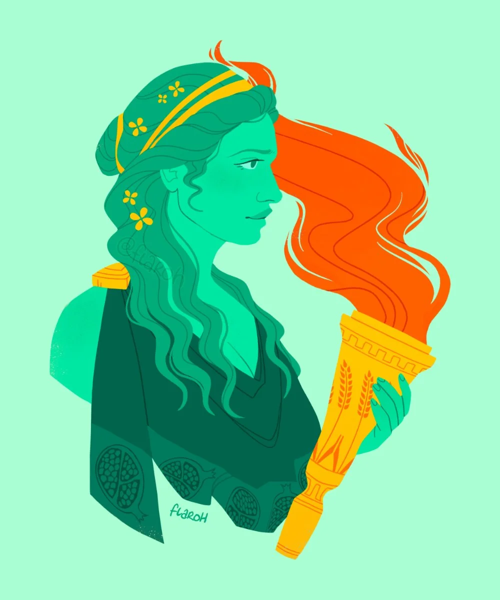 Roman Gods series — Flaroh Illustration