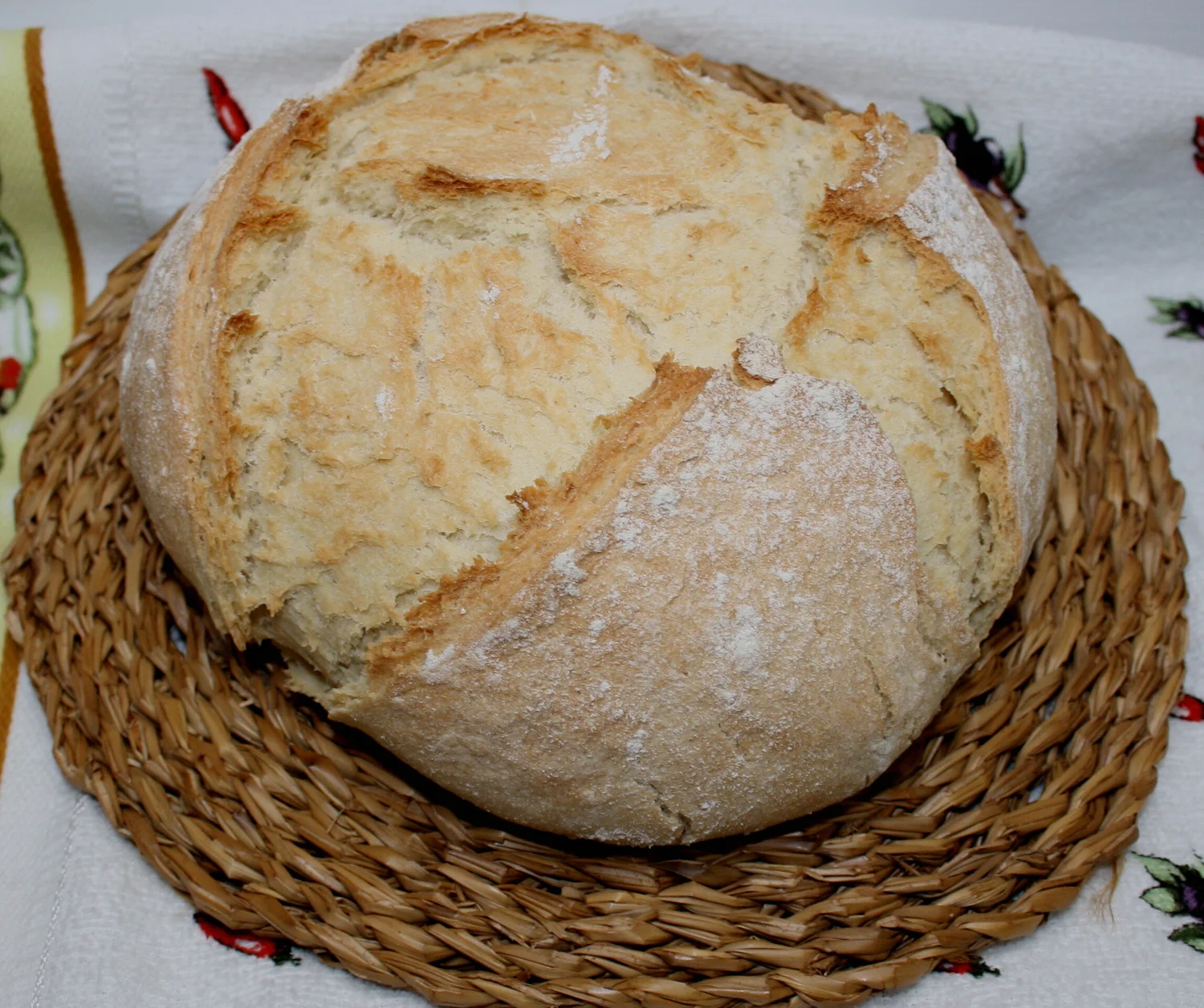 Masa de pan casero fácil (pan redondo) | Cocinando a mi manera