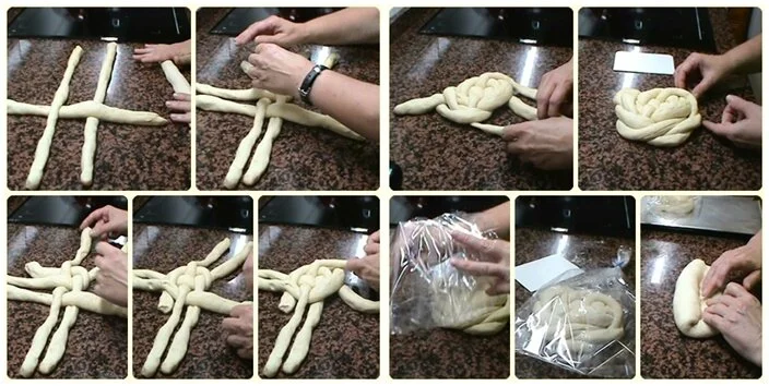 Pan trenzado y barra | Cocinando a mi manera