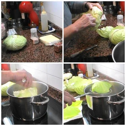 Col o berza rellena en paquetito | Cocinando a mi manera