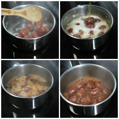 Chorizos con cebolla a la cerveza | Cocinando a mi manera