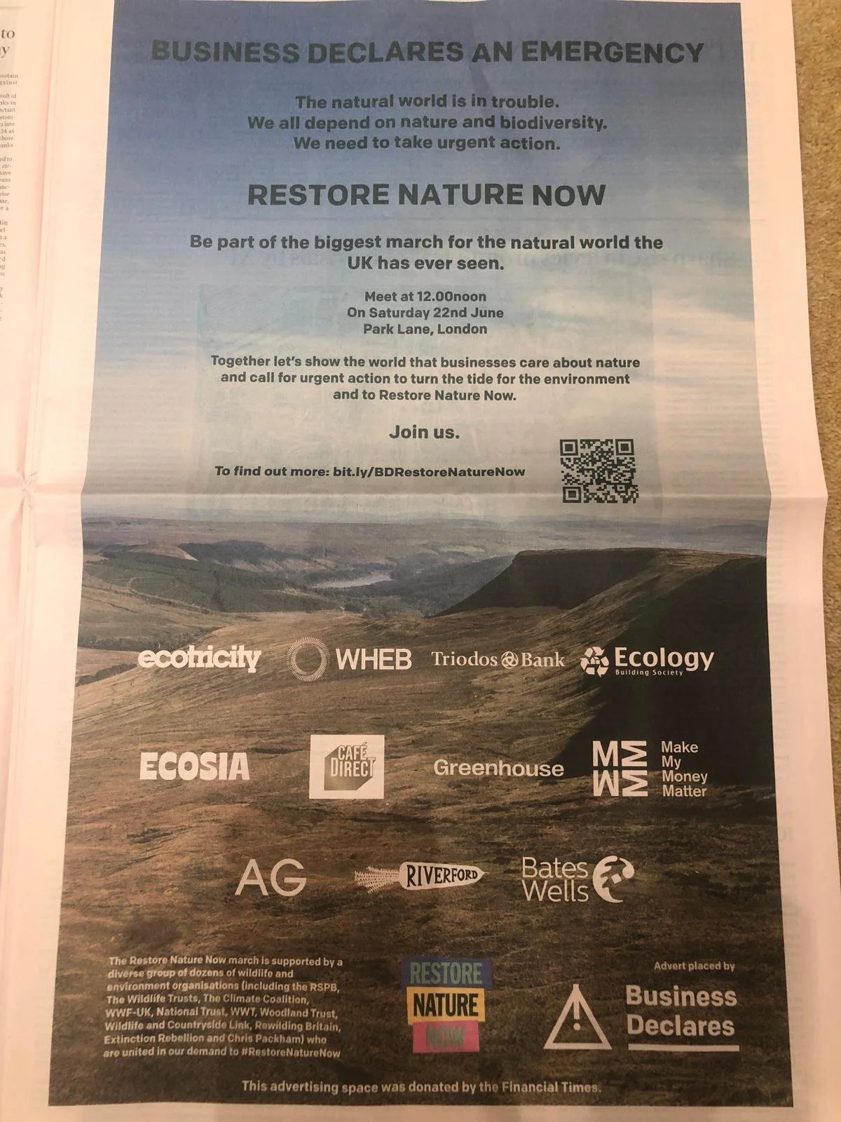 Restore Nature Now — Business Declares