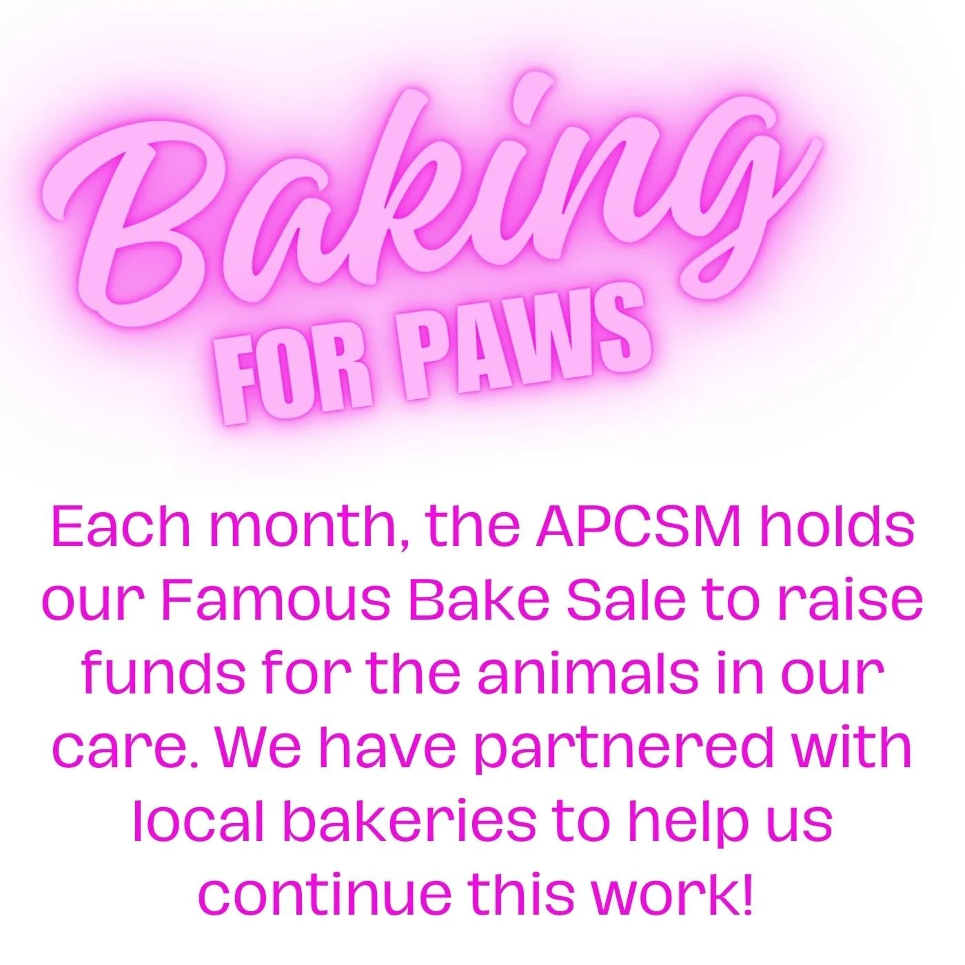 Baking for Paws — APCSM