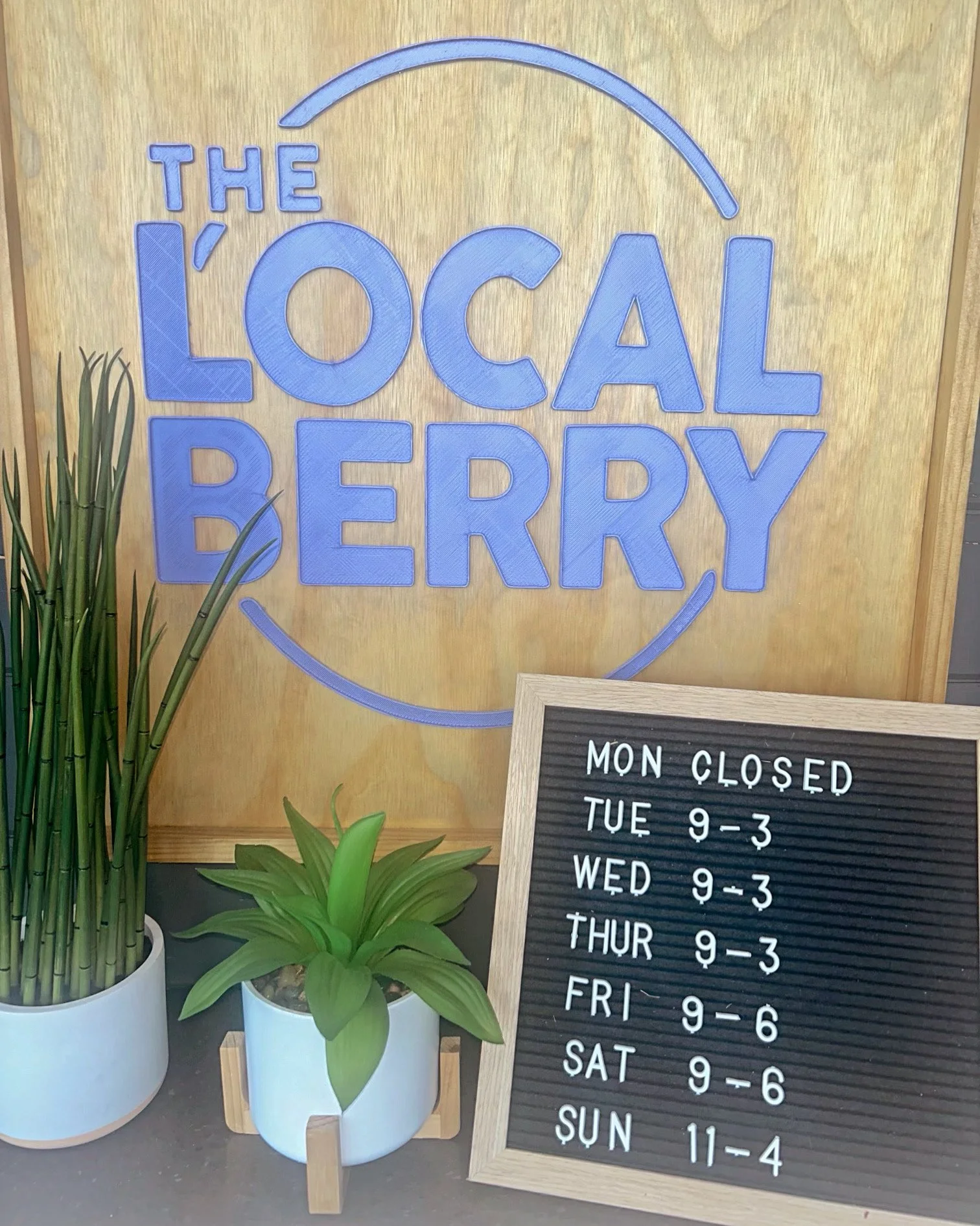 Hours — The Local Berry