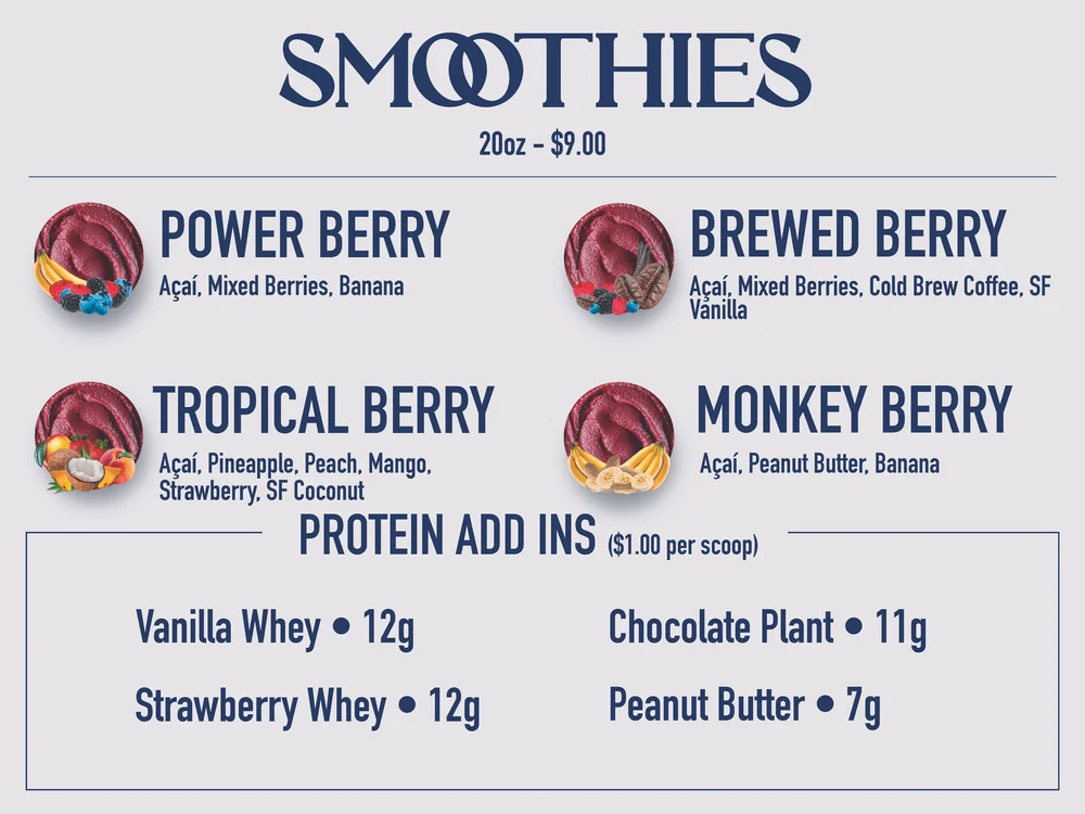 Menu — The Local Berry