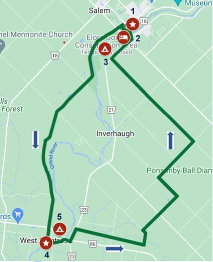 ELORA AND WEST MONTROSE BIKE RIDE — Grand Trails