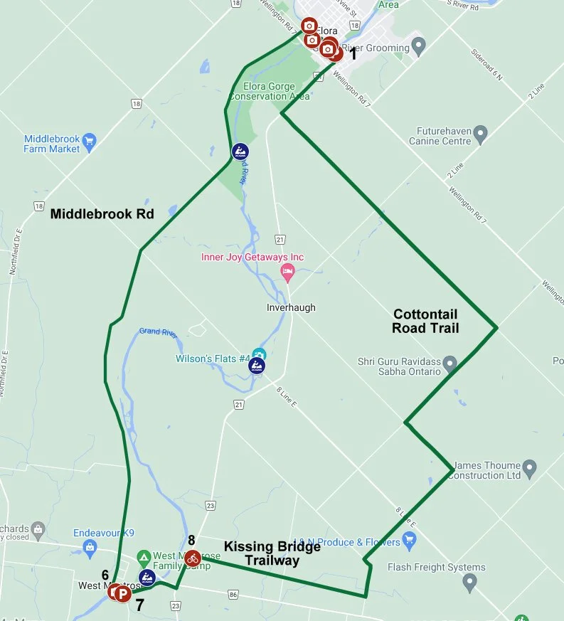 ELORA AND WEST MONTROSE BIKE RIDE — Grand Trails