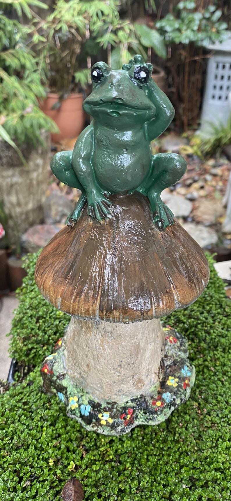 Concrete Japanese Pond Koi Fish Statue | Backyard Stone Art