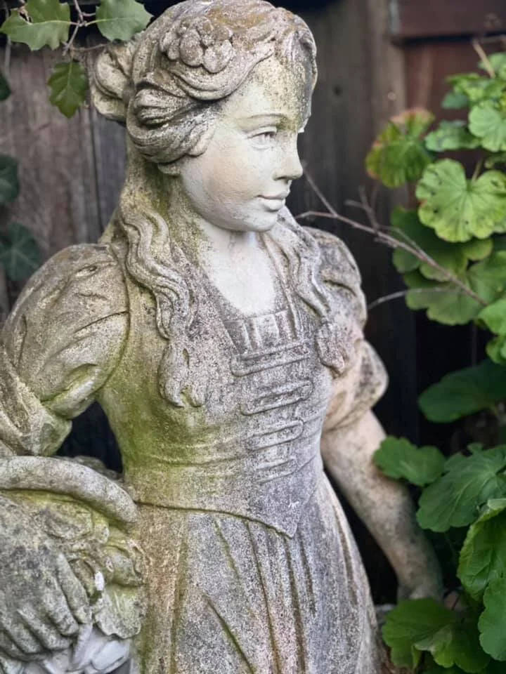 Concrete Butterfly Sundial Statue-Timeless Garden Decor | Backyard ...