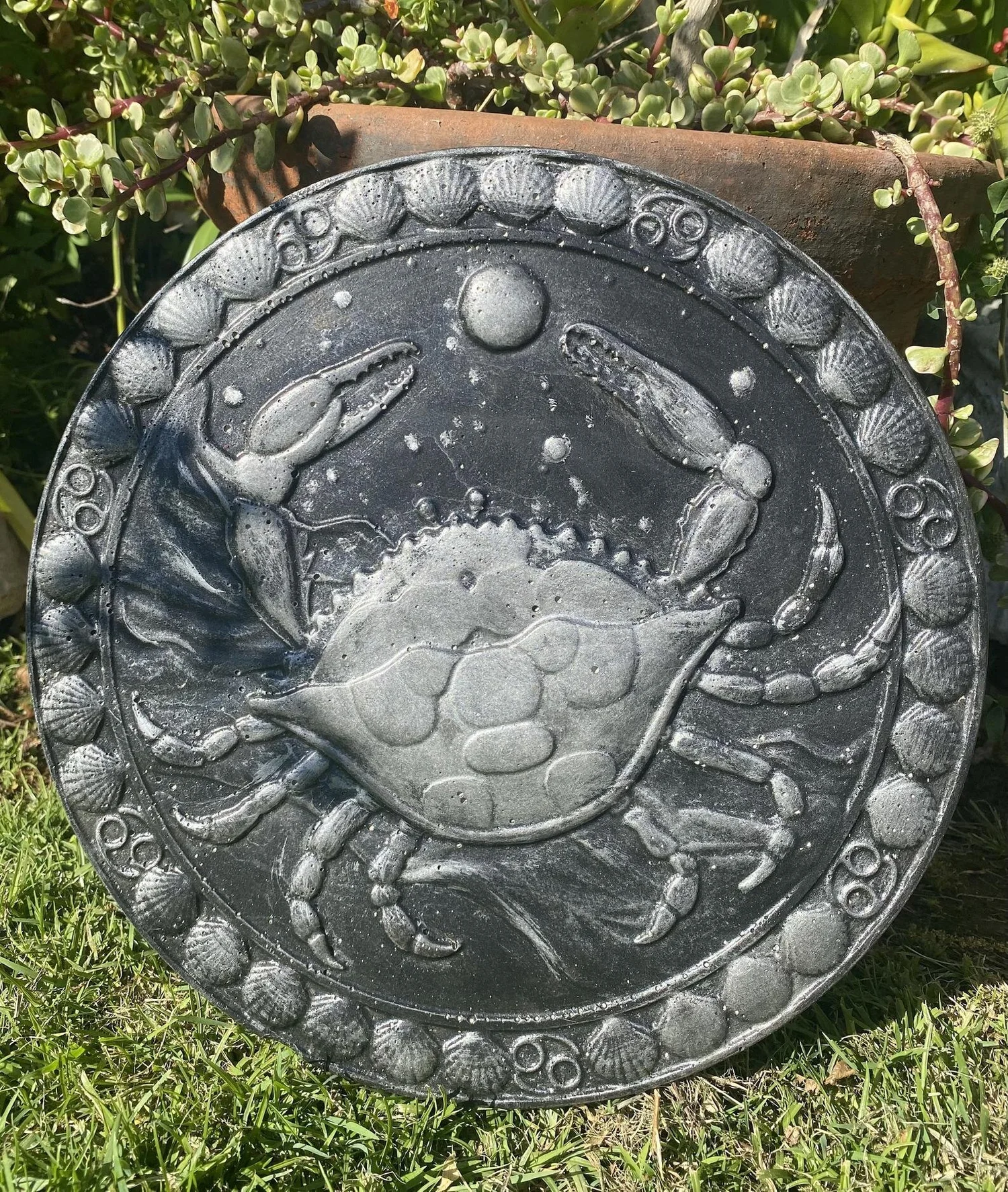 Lovely Butterfly Concrete Stepping Stone | Backyard Stone Art