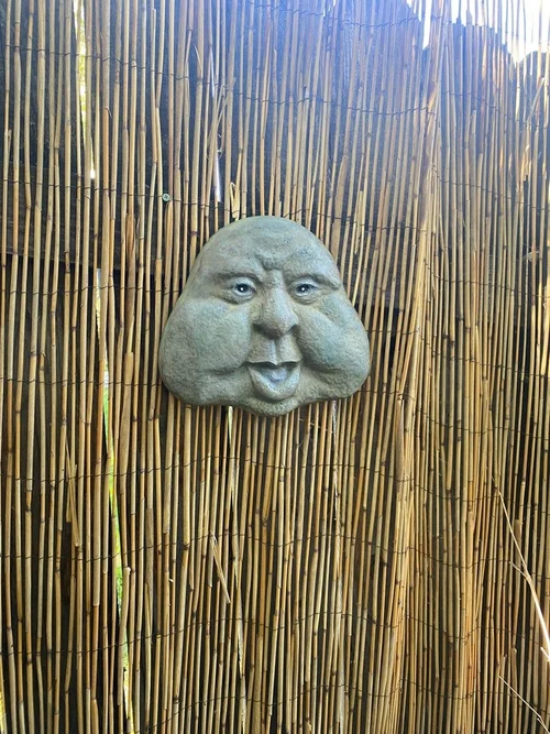 Oak man garden plaque, Concrete garden face, garden gift, oak green man ...