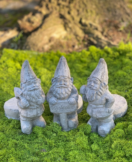 Strawberry Shaped Planter Feet, set of 3 or 4, concrete pot holders ...