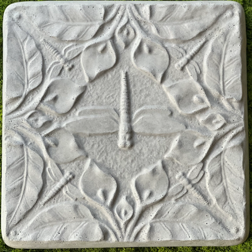 Large Dragonfly Lily Pad Stepping Stone | Backyard Stone Art