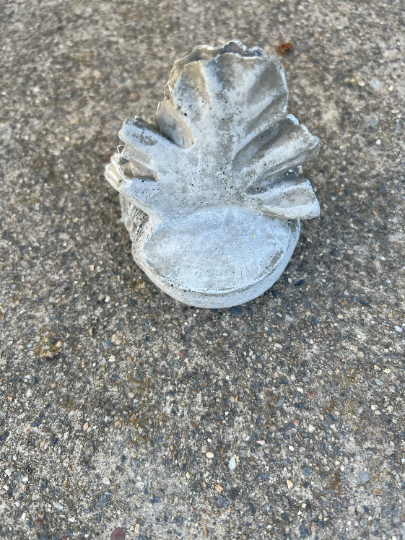 Strawberry Shaped Planter Feet, set of 3 or 4, concrete pot holders ...