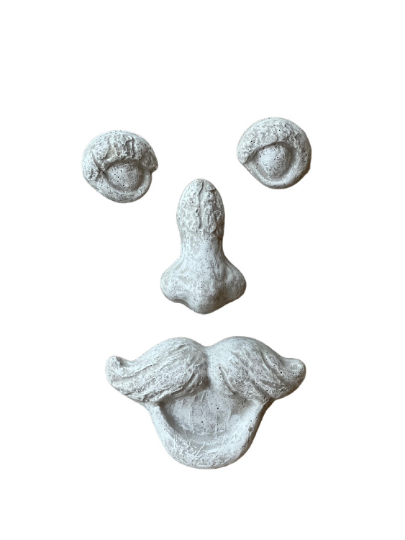 Oak man garden plaque, Concrete garden face, garden gift, oak green man ...