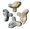 Strawberry Shaped Planter Feet, set of 3 or 4, concrete pot holders ...