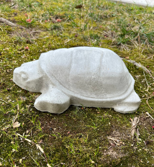 Concrete Snapping Turtle Statue | Backyard Stone Art
