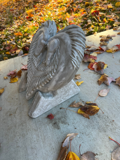 Foot Shaped Concrete Planter Risers | Backyard Stone Art