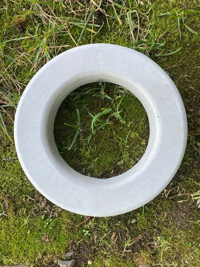 Butterfly planter feet, planter holders, set of three or four, concrete ...